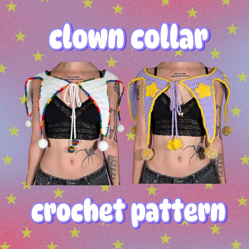 Clown Flag Collar Pattern - PDF – Vandal Yarnz
