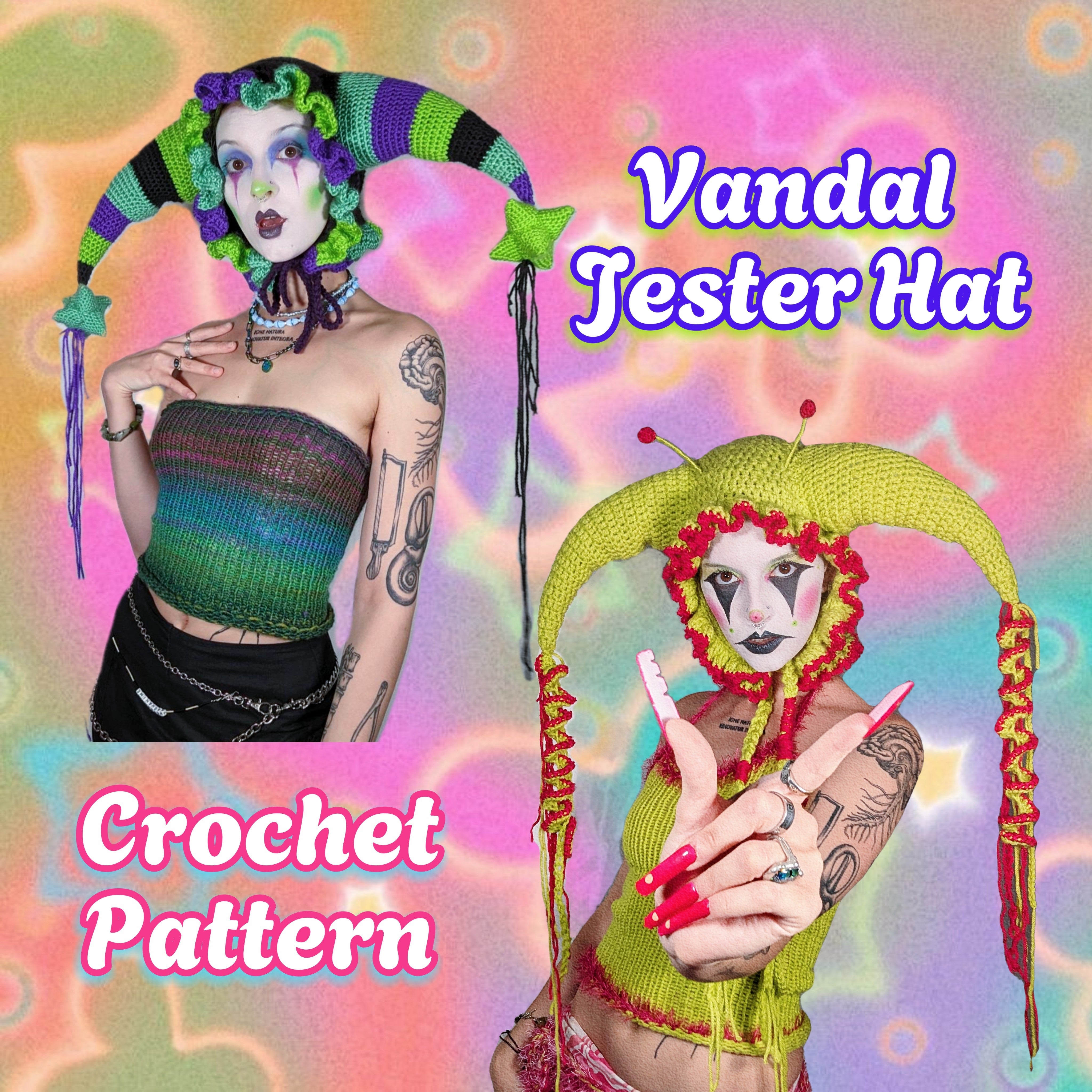 Jester Hat Pattern Creator: Me (circus_crafts On Instagram) Medium: